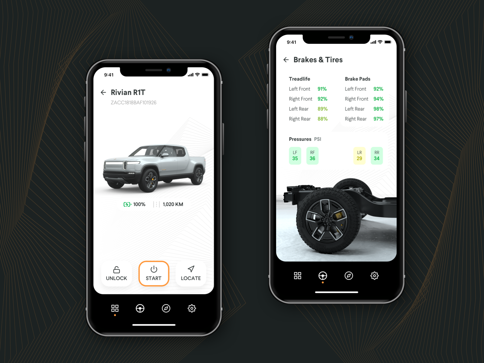 Garage App – Vehicle Details by Spencer Marsh for Turtle on Dribbble