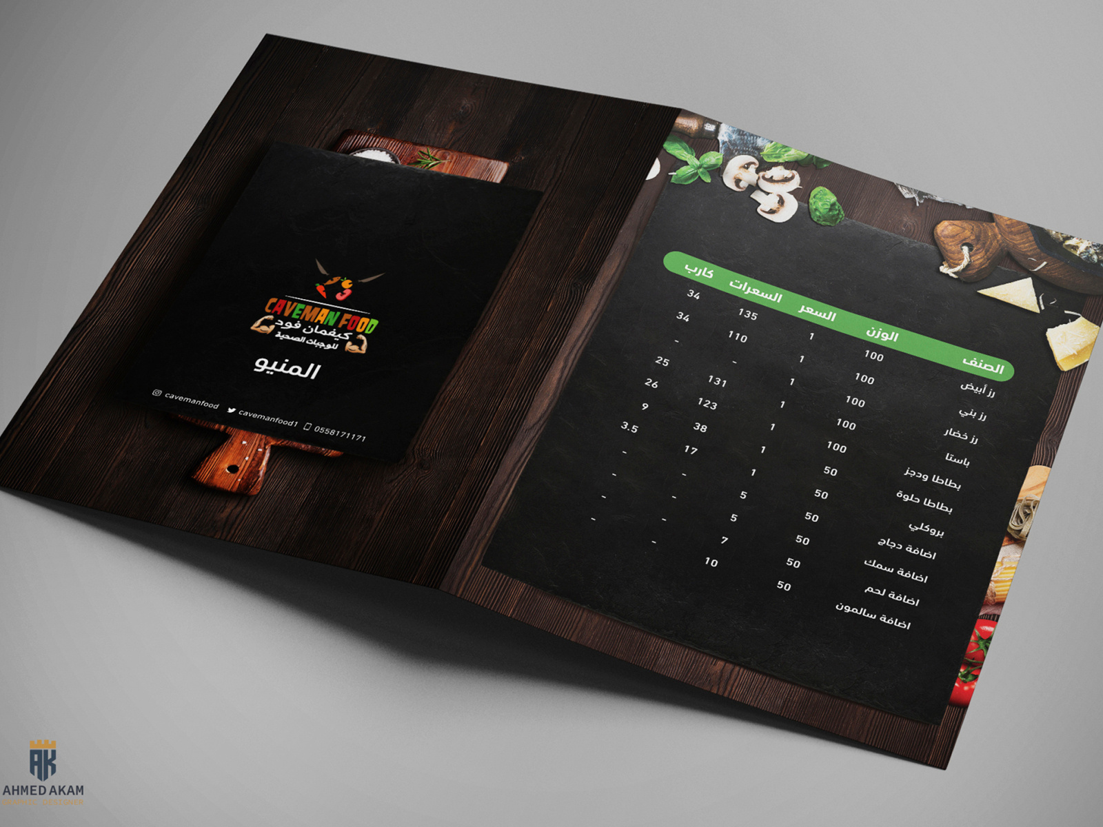 menu food by Ahmed on Dribbble