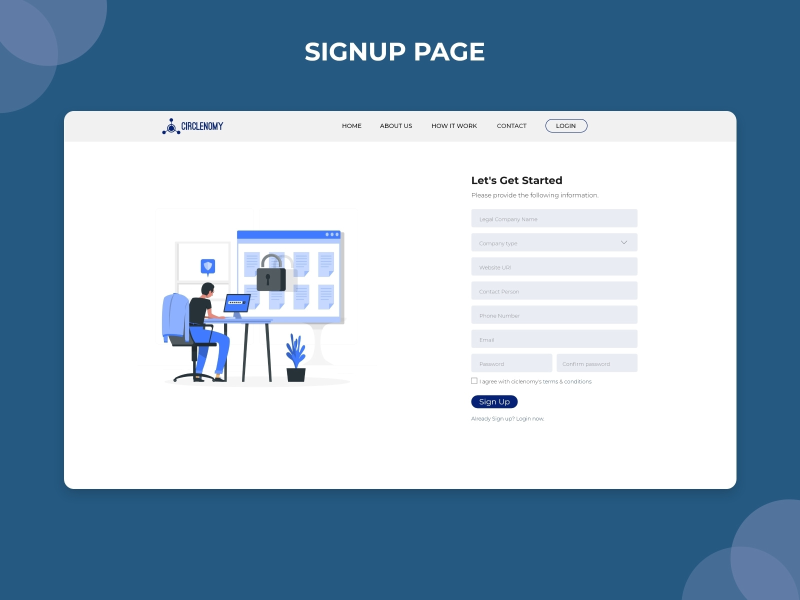 Sign up page design. by Jasim Uddin on Dribbble