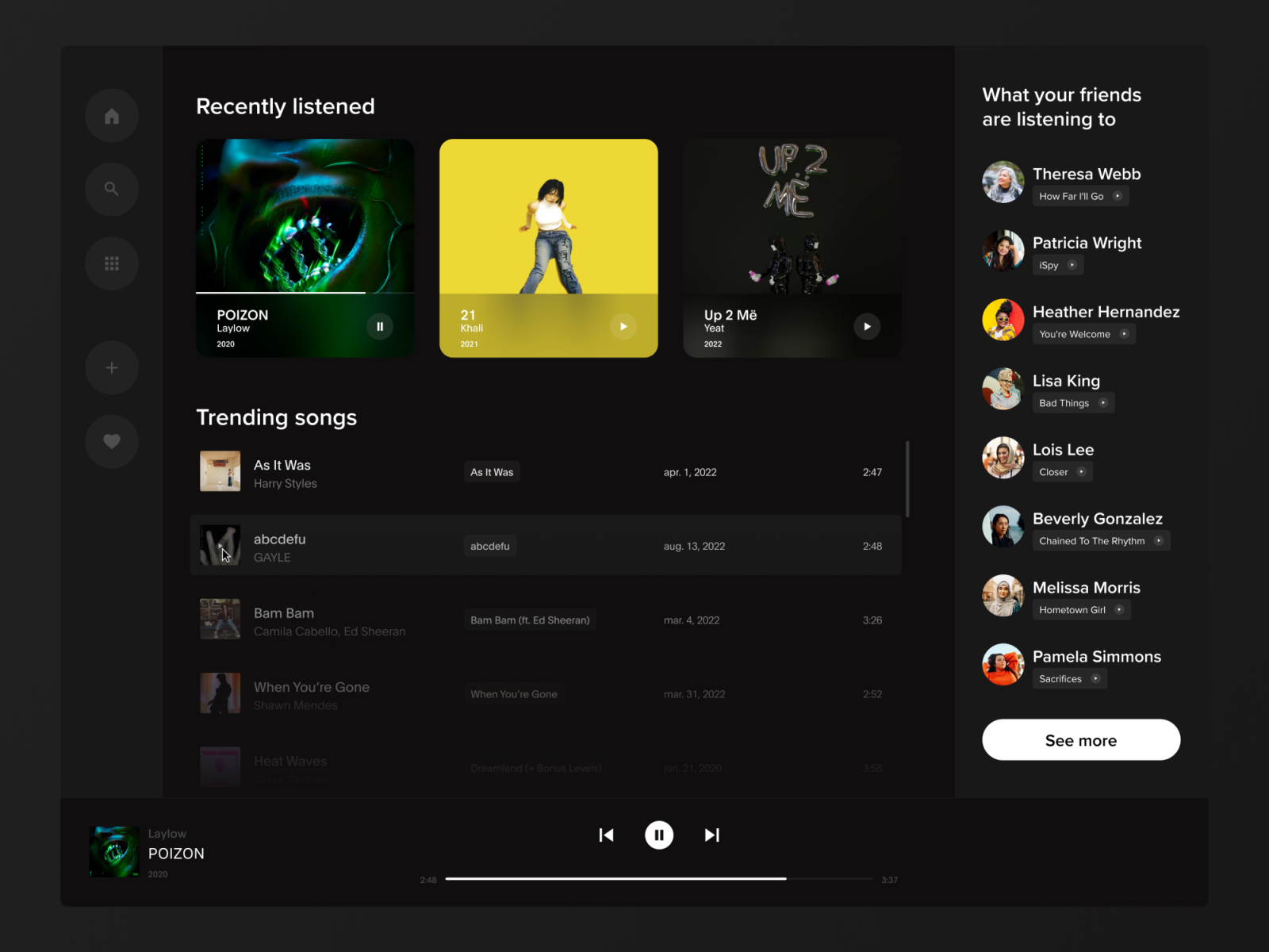 Concept - Spotify Rebranding by Andrew Mathieu for Appshine on Dribbble