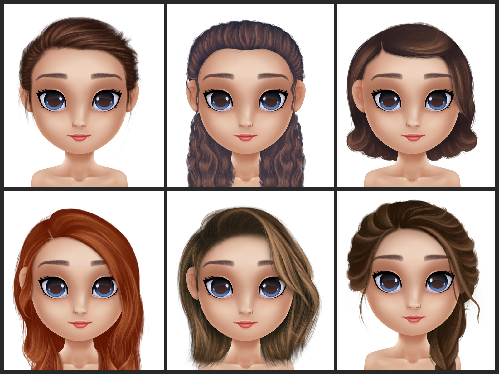 2D Girl Character by Raval Hiren on Dribbble