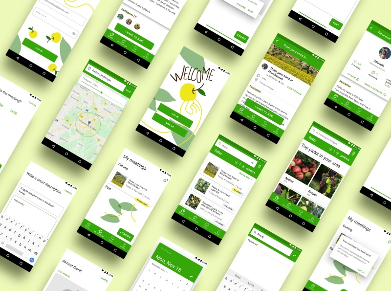 Designing a native Android app by Justine Bigot de Préameneu on Dribbble