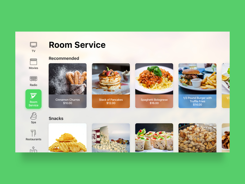 Smart TV - Room Service by Angela Salud Chua on Dribbble