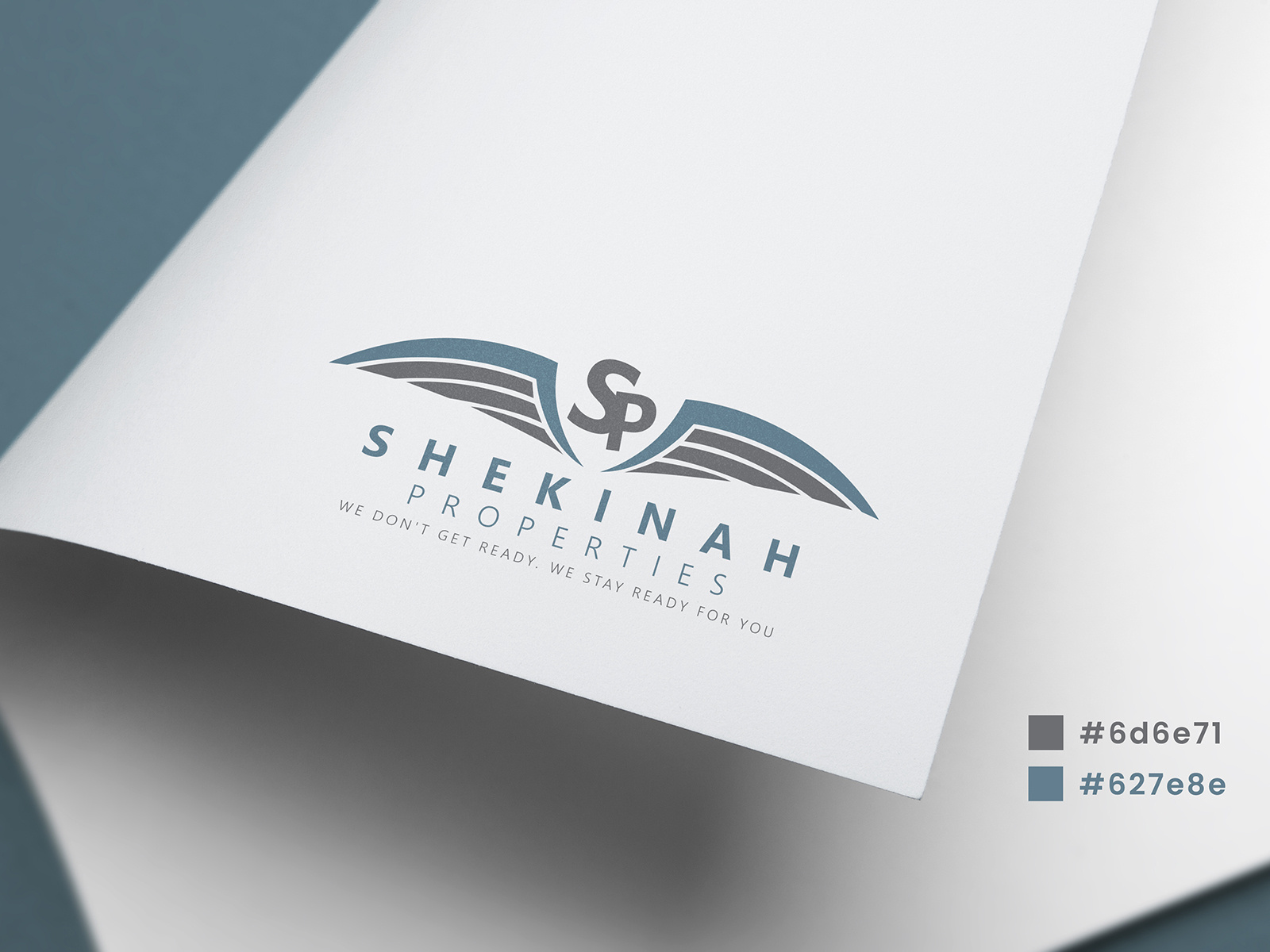 Logo Design for SP Shekinah Properties by Muhammad Qadeer on Dribbble