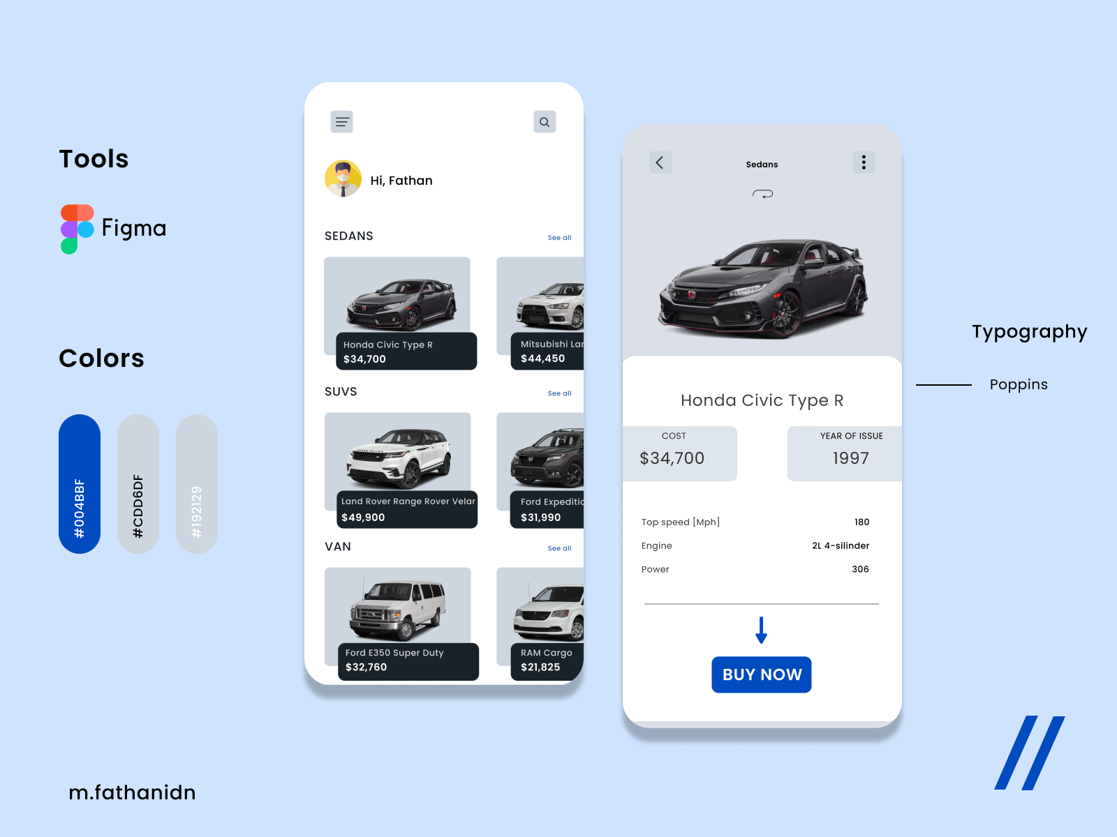 Sell Car UI by fathan al-ghifari on Dribbble