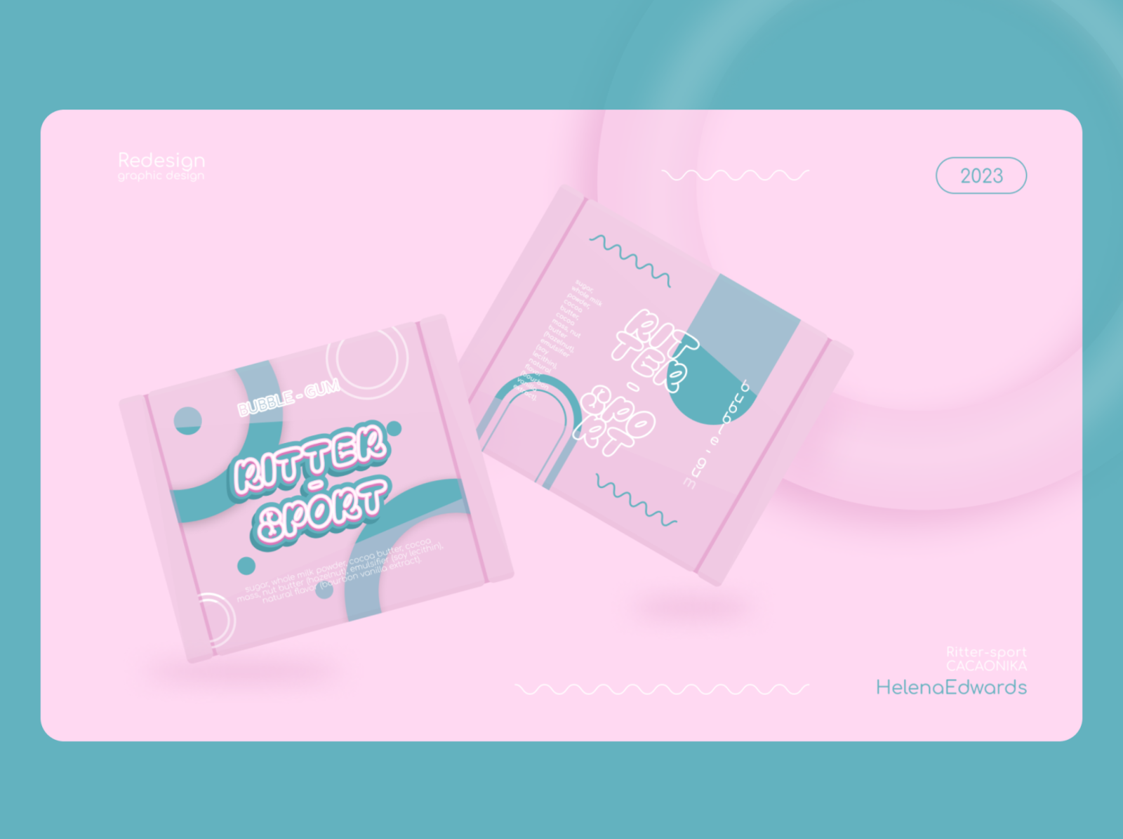 Ritter-sport Rebranding by Helena Edwards on Dribbble