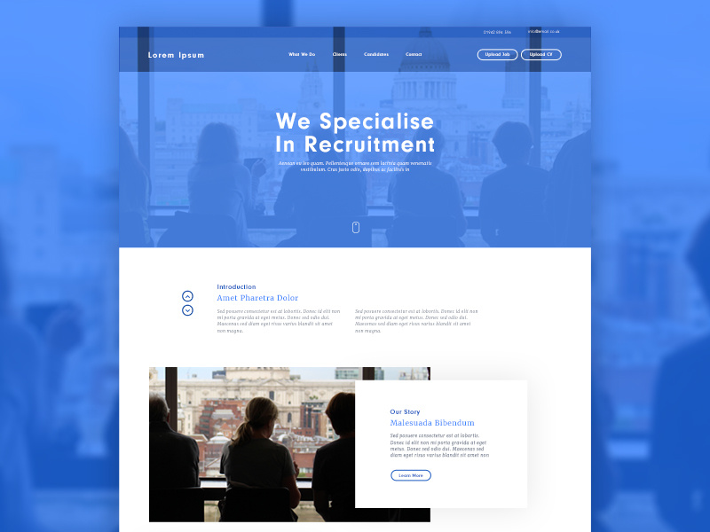 Header Detail by Michael Ashurst for MadeByShape on Dribbble