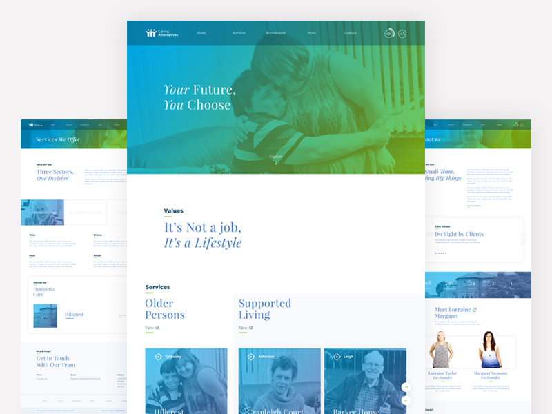 Website Design by Michael Ashurst for MadeByShape on Dribbble