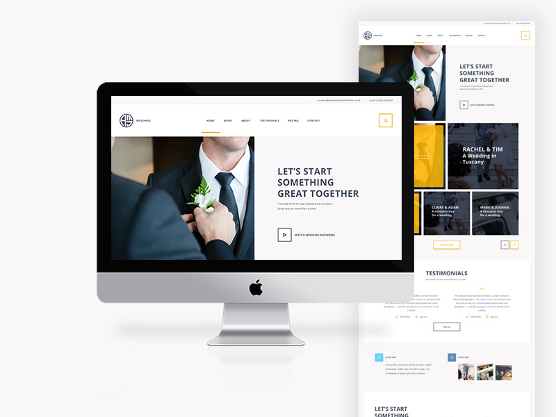 Home Page Design by Michael Ashurst for MadeByShape on Dribbble