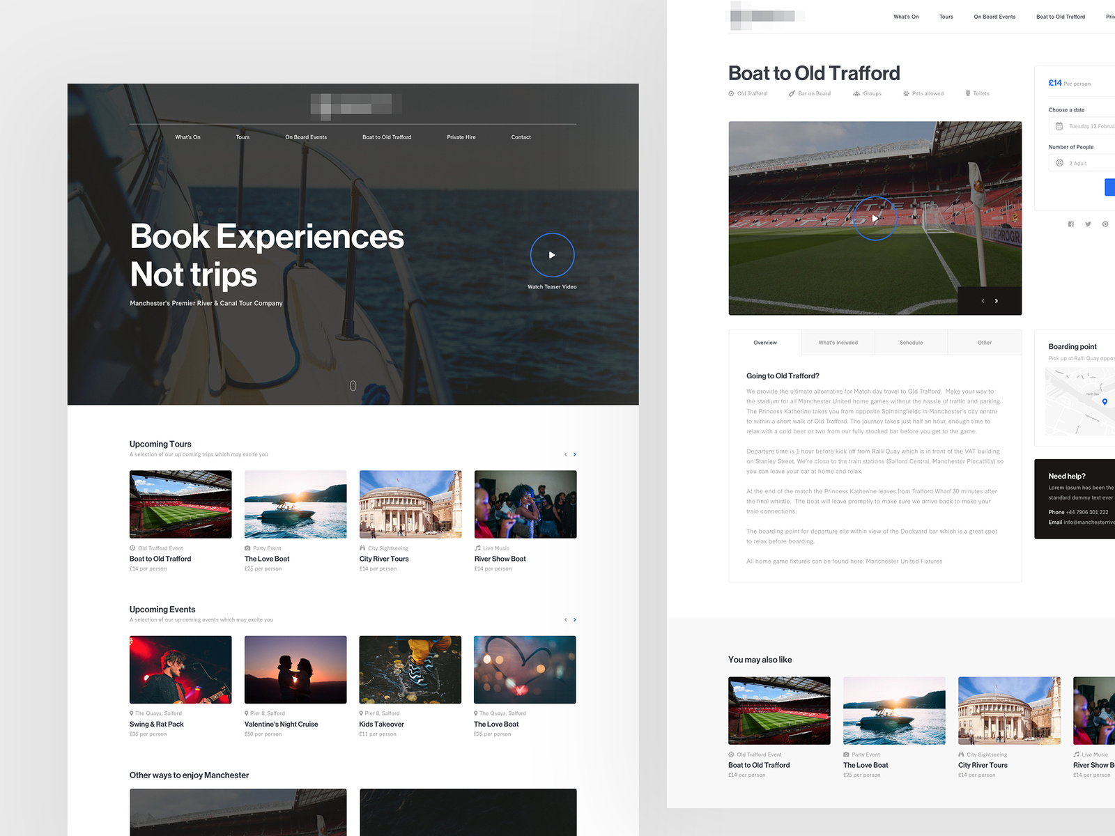 River Cruises Development by Michael Ashurst for MadeByShape on Dribbble