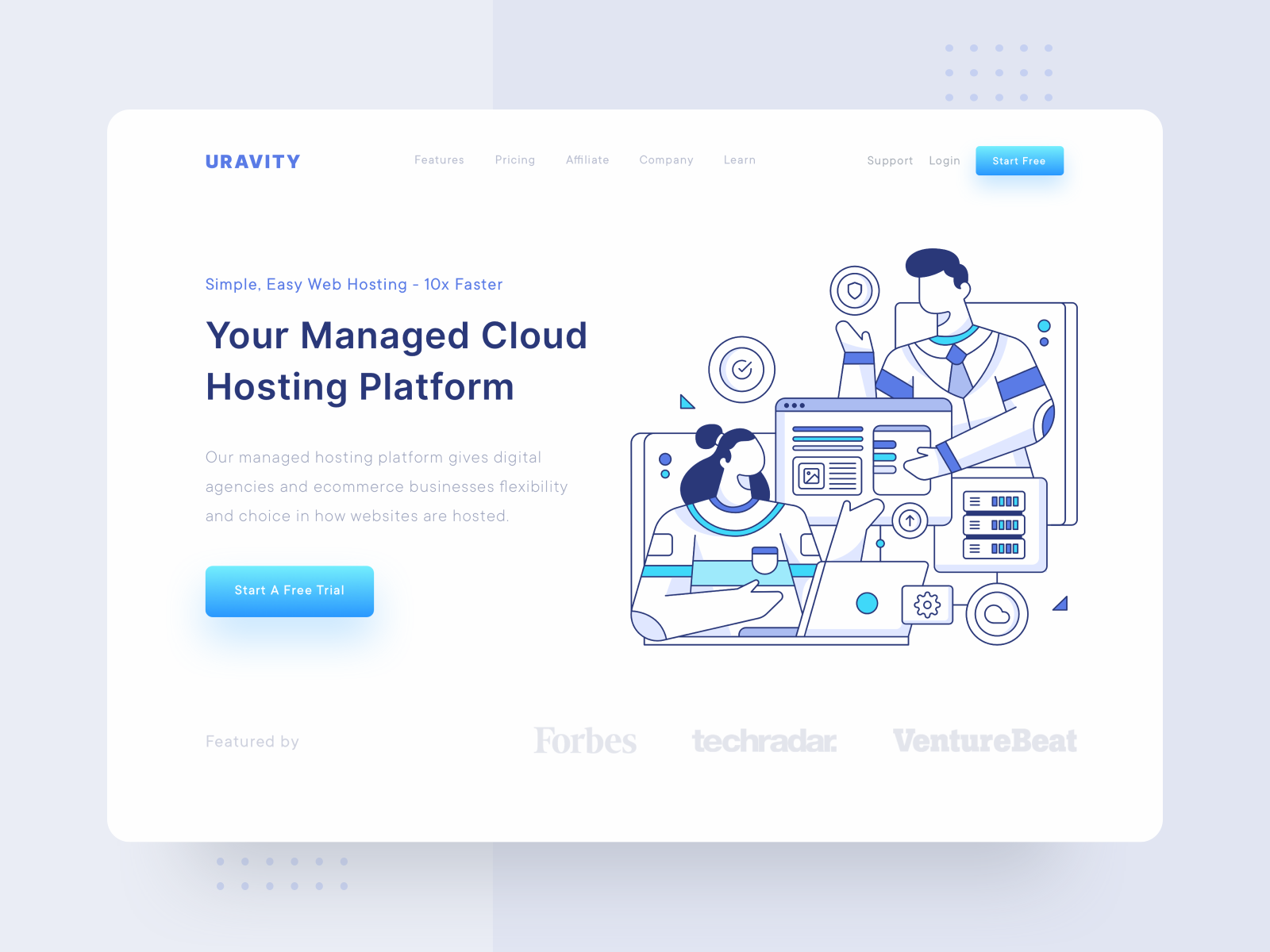 Header Illustration for URAVITY - Hosting Website by Dhefry Andirezha ...