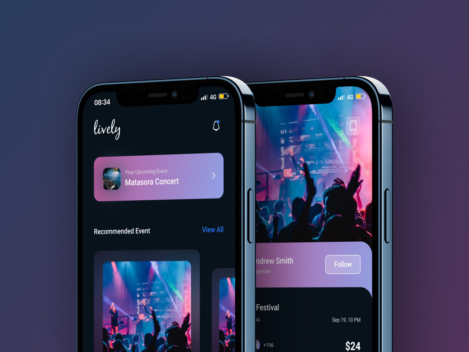 Lively Event App by Locgfx on Dribbble