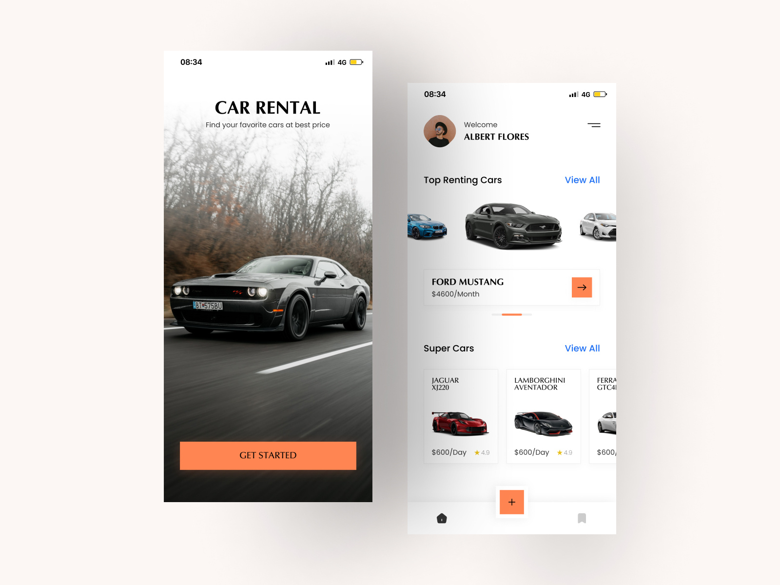 Car Rental App by Locgfx on Dribbble