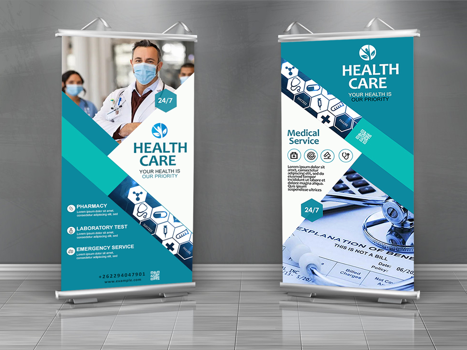 MEDICAL STANDEE Design by Simran on Dribbble