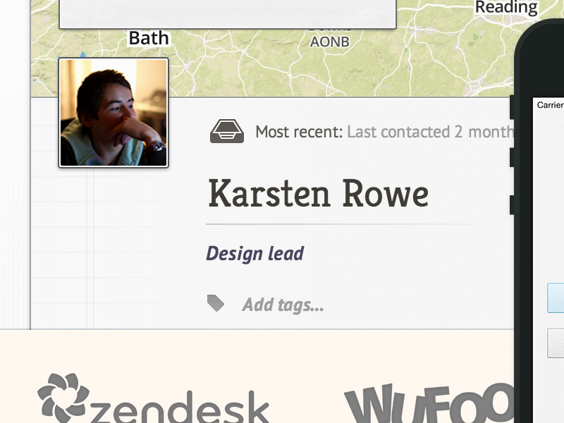 Nutshell web design by Karsten Rowe on Dribbble