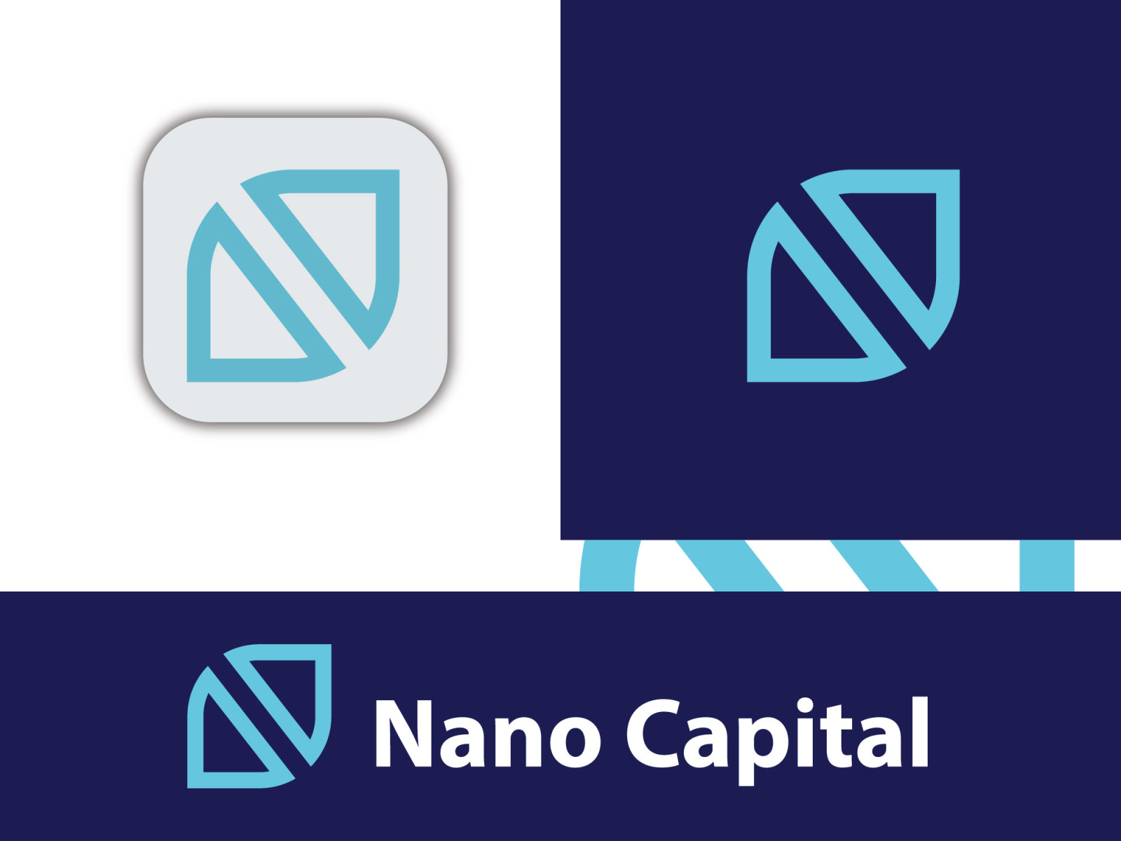 Nano Capital logo design by Hammad Ashik on Dribbble