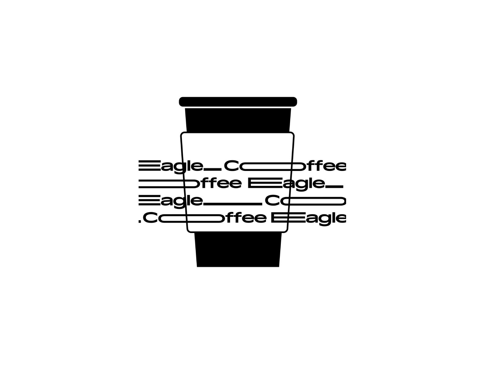 Eagle Coffee brand design - Cup by kaaaka on Dribbble