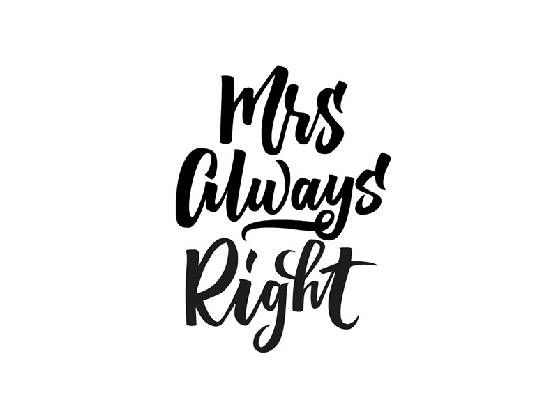 Mrs Always Right by Svetlana Postikova on Dribbble