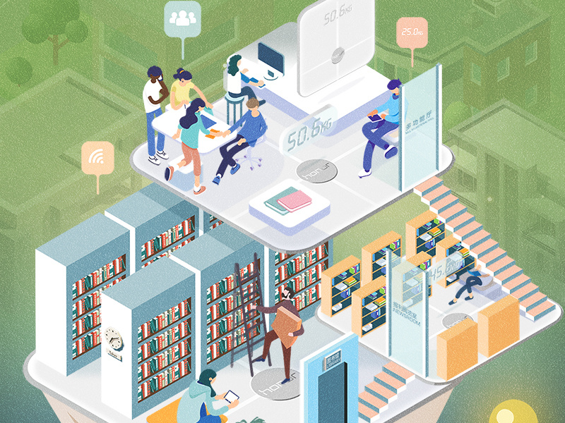 2.5D vector illustration by annnj on Dribbble