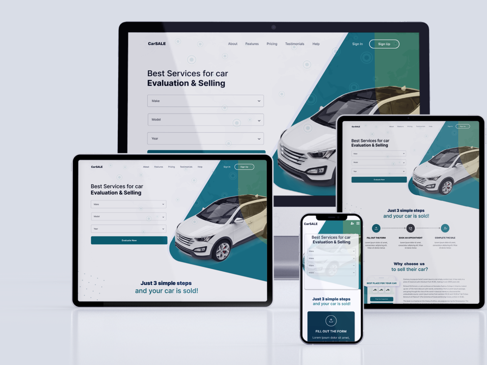 Car Sale Web & App by saima ali on Dribbble