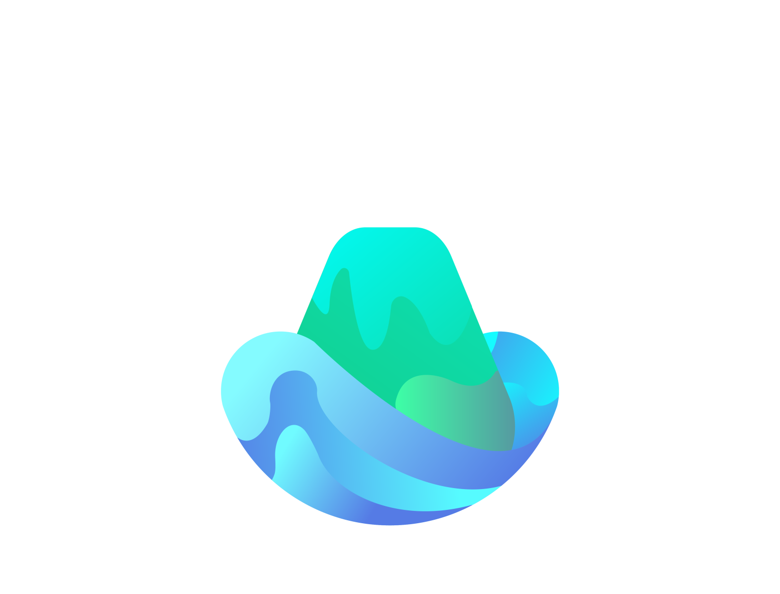 Overlapping Gradient Fluid Logo by Wahyu Setiawan on Dribbble