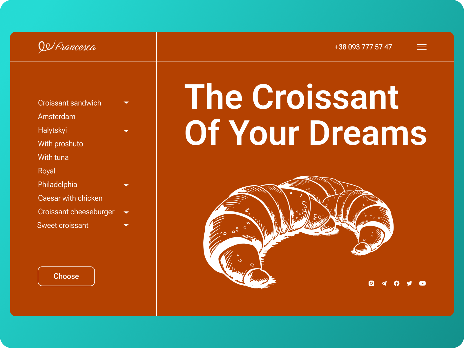 Concept design for Francesca bakery cafe by Lily Shatska on Dribbble