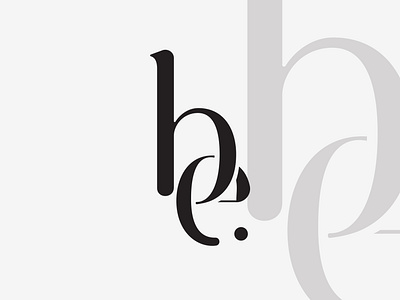 BE Logo by Cross Word on Dribbble