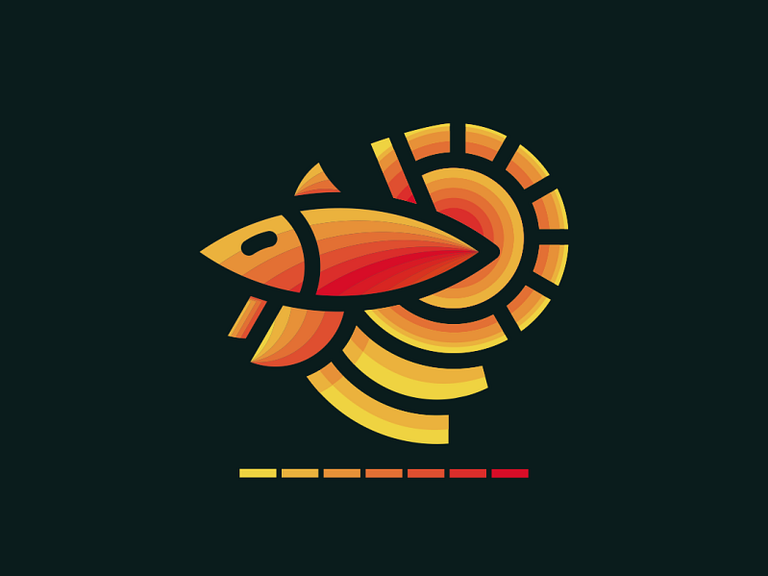 Iwak Ikan Logo by Awoga Ranger on Dribbble
