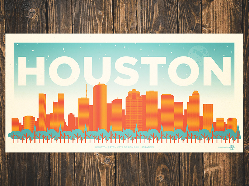 Houston by Ryan Vatzlavick on Dribbble