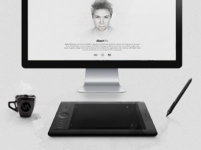 Visio Art - Portfolio Relaunch by Aleksei Goferman on Dribbble