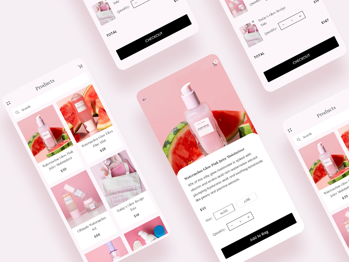 Beauty Care Products App by Vijay Bhuva on Dribbble