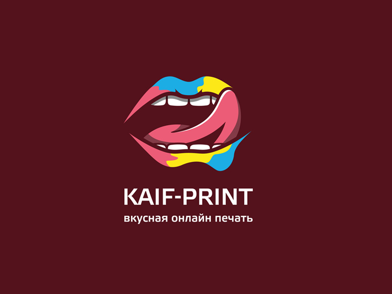 kaif-print logo by Eugeny_View on Dribbble