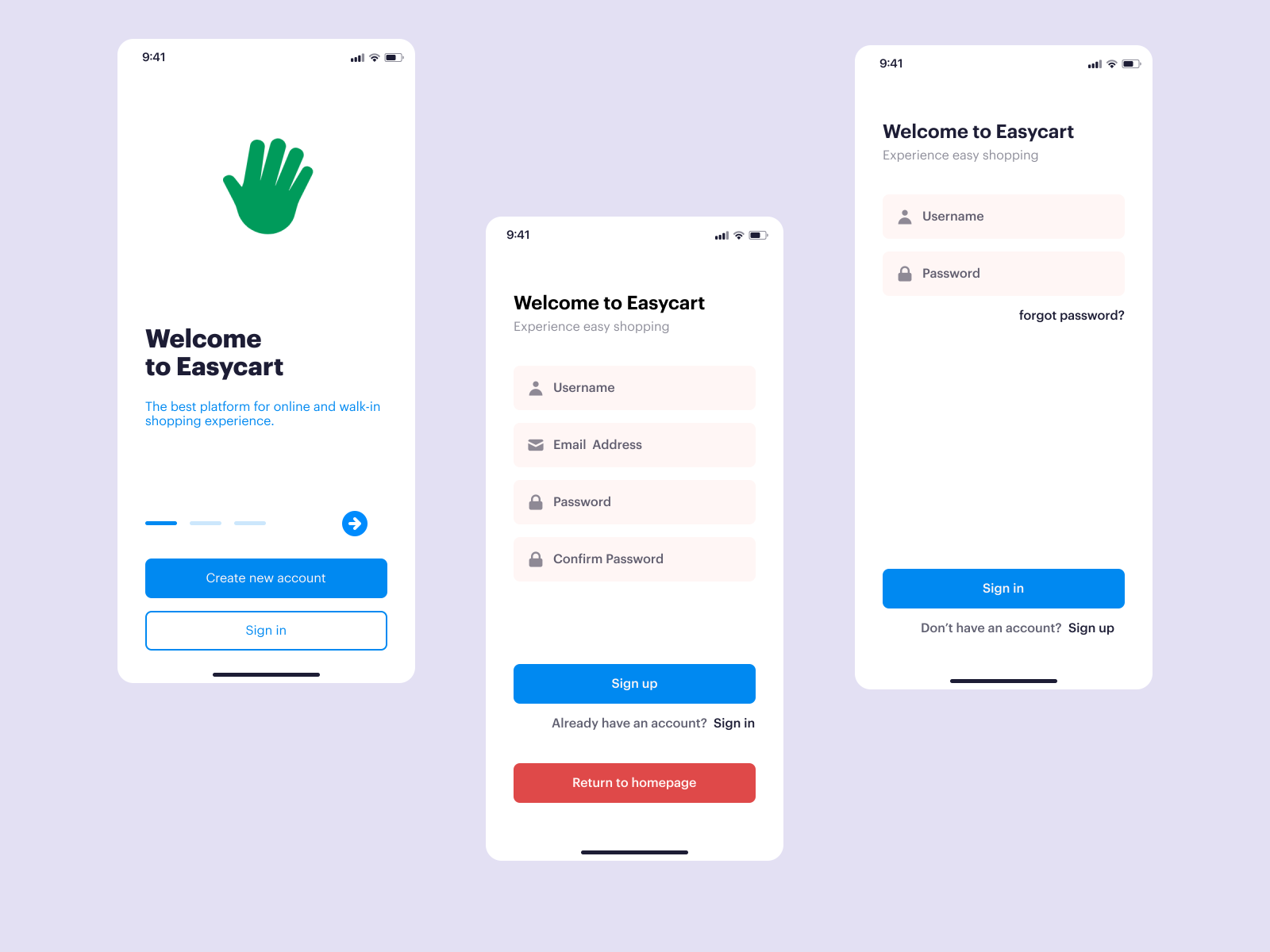 Sign in/Sign up page mobile UI DESIGN by ayomiposi on Dribbble