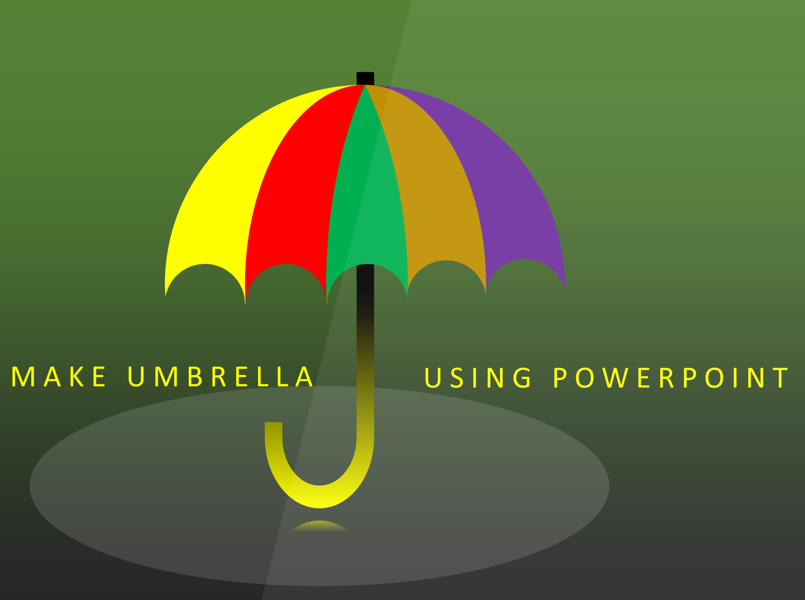 Create Umbrella Shape Using PowerPoint By Art With PowerPoint On Dribbble