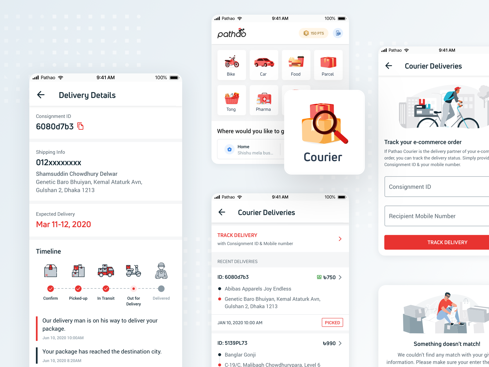 Delivery Tracking from Pathao App by Md Shamsuddin 🏡 for Pathao on Dribbble