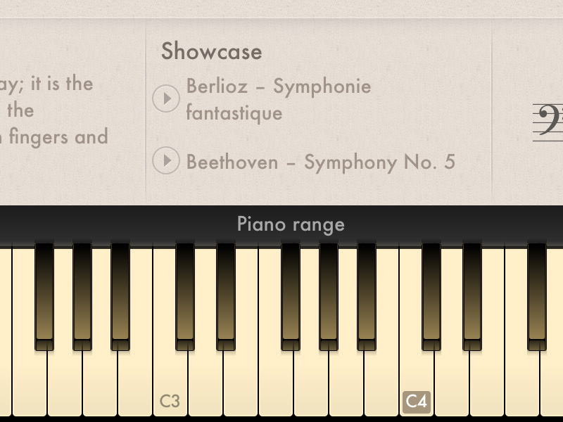 Piano range by Matt Aitken on Dribbble