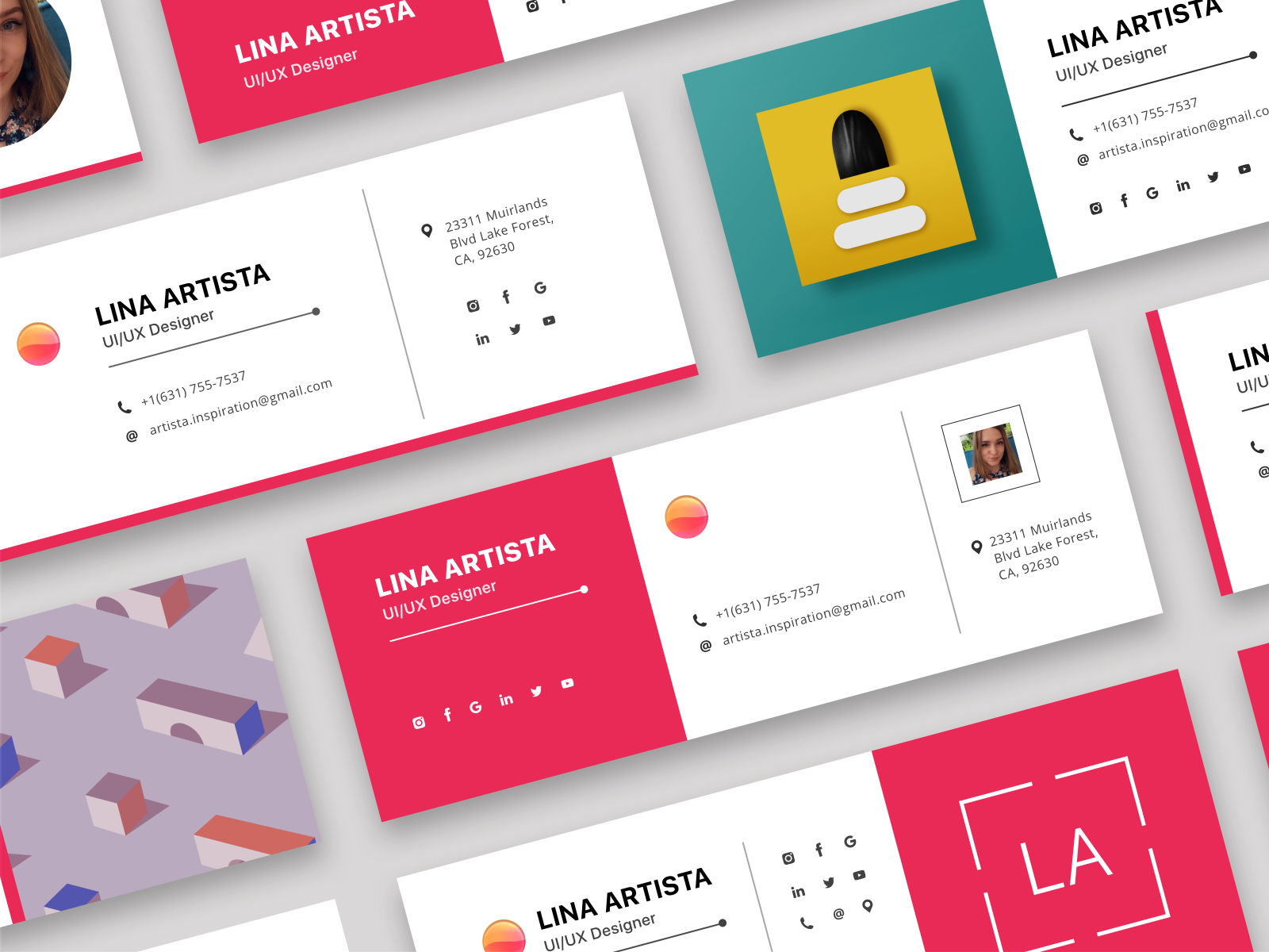 Multipurpose Creative Email Signature Template Design by Lina Artista ...