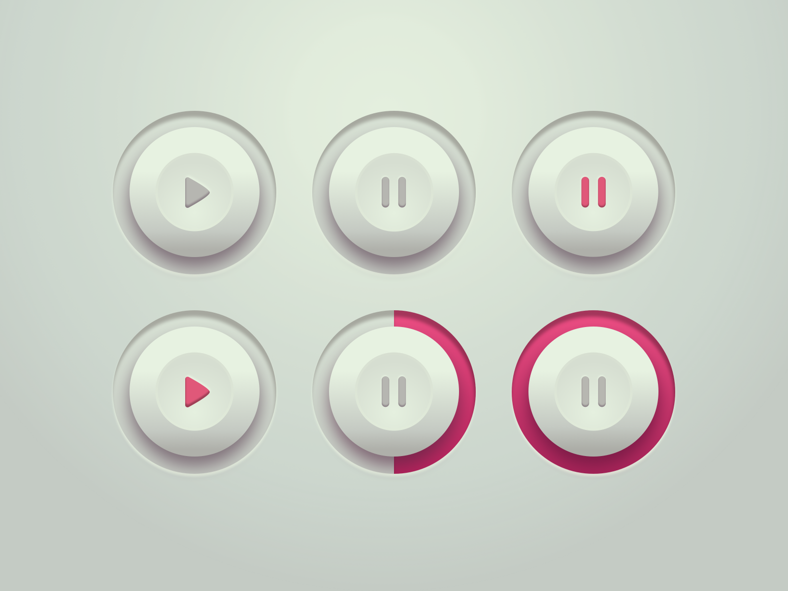 Toggle Button Design by Lina Artista on Dribbble