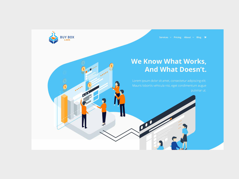 Buy Box Labs Services Page by Rafael Renzon Payumo on Dribbble