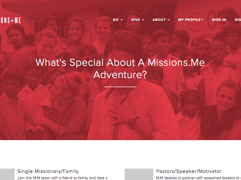 Missions.me Adventure by Zech Nelson on Dribbble