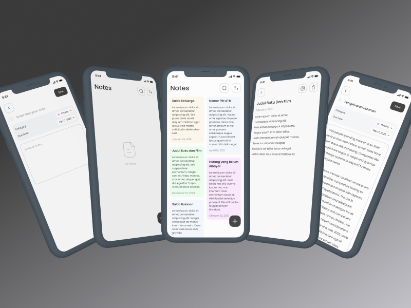 Notes App By Fawaz Al Fajr On Dribbble