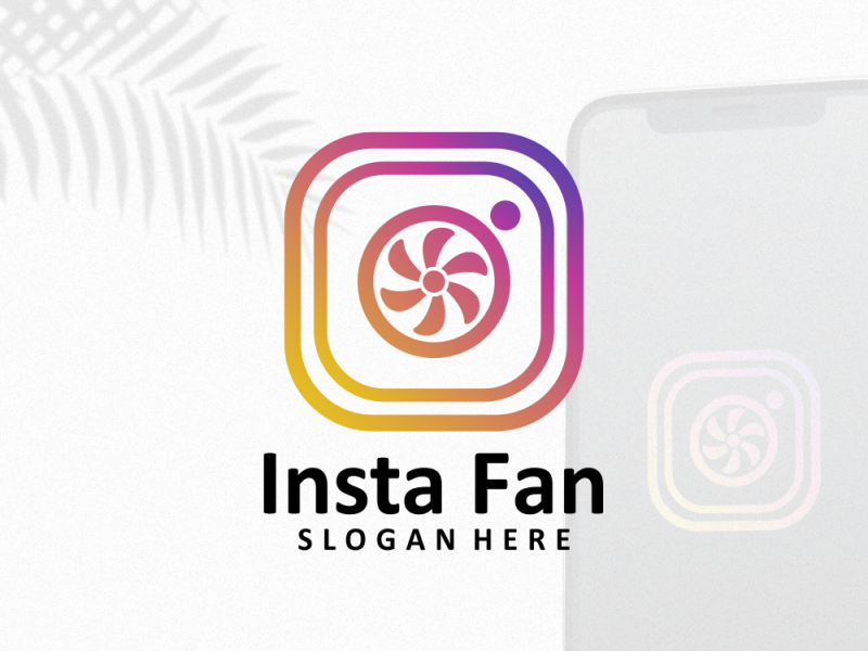 insta fan by logo gaes on Dribbble