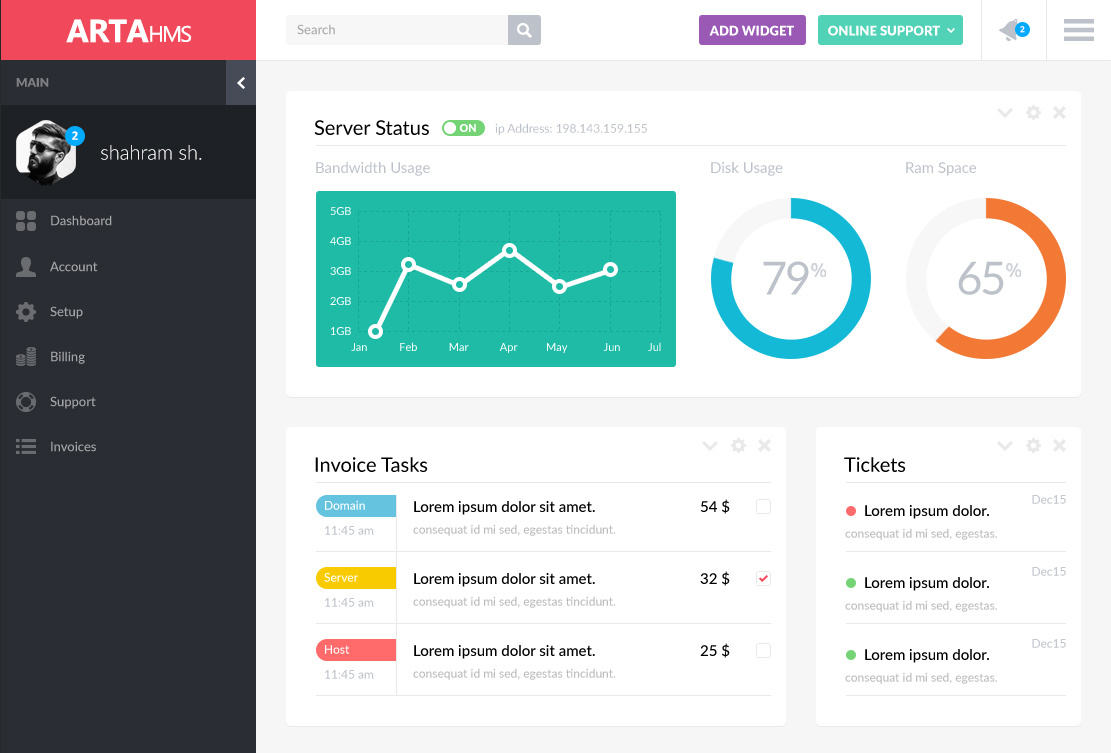 Dribbble - ARTAHMS-UI.jpg by Shahram Shahbazi