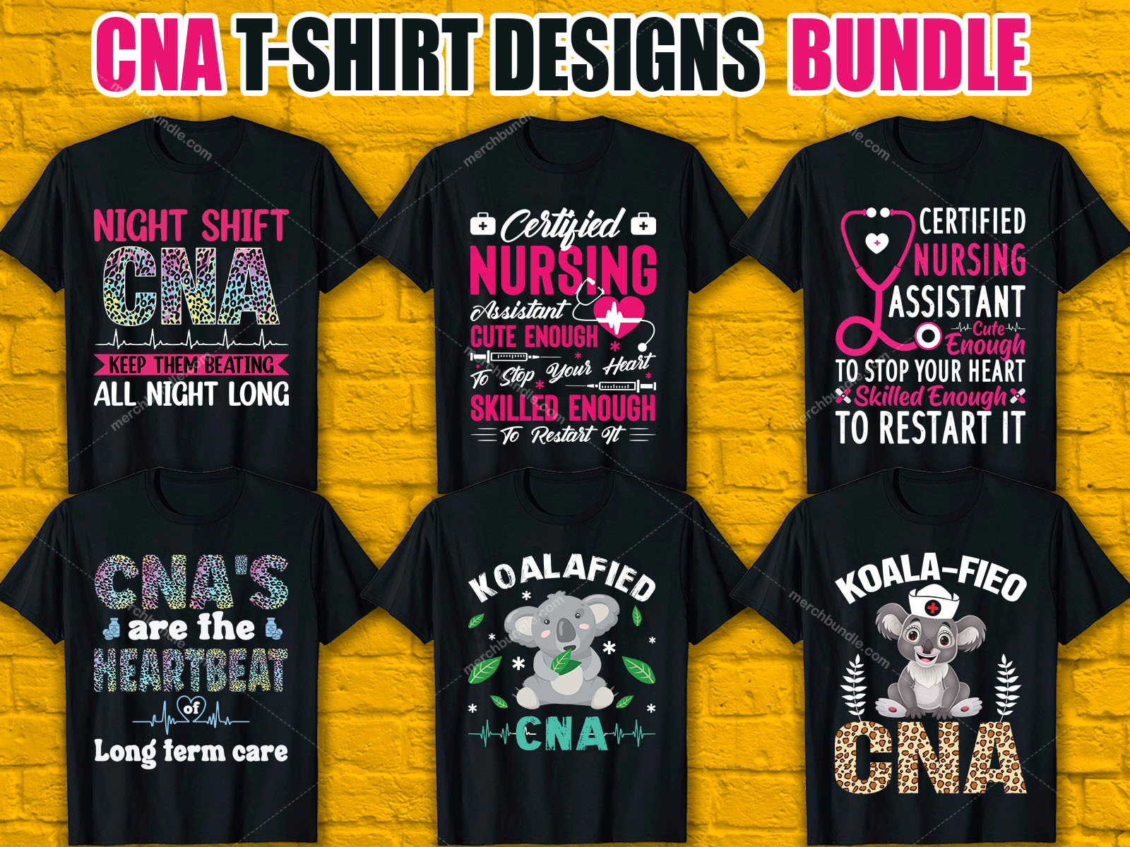 CNA T-Shirt Designs For Merch By Amazon by Aditiya Roy on Dribbble