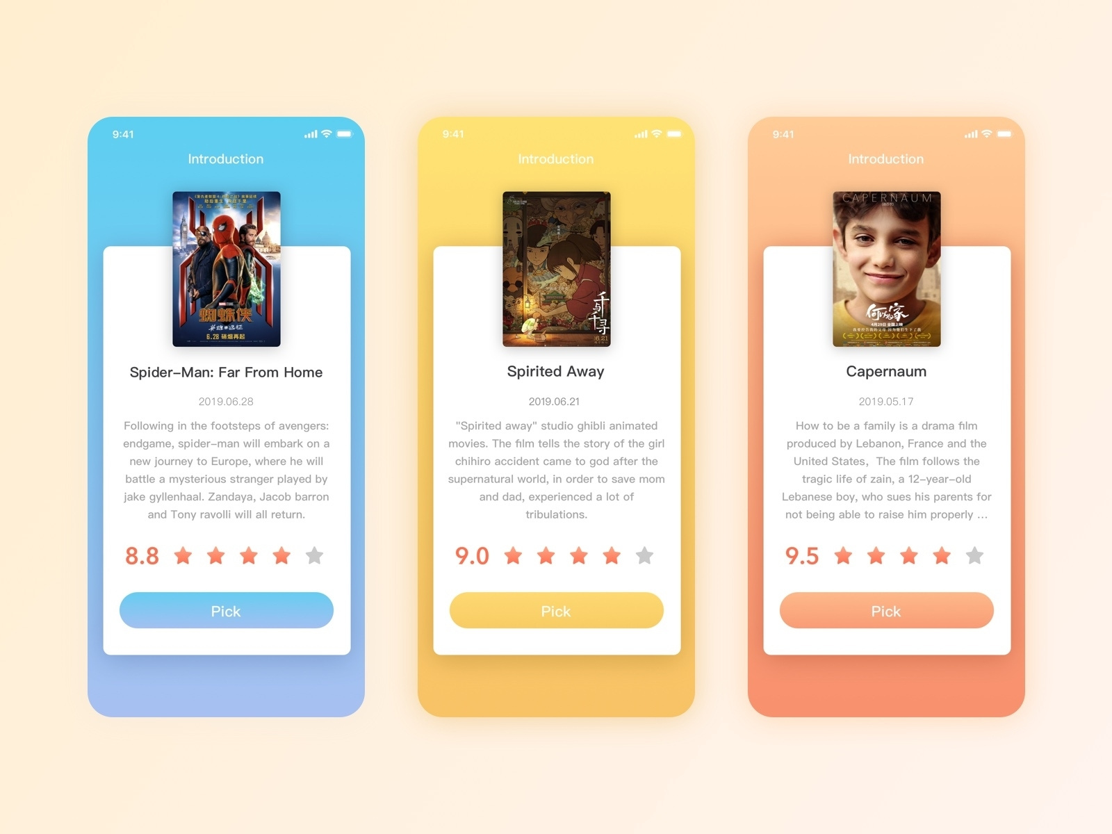 Movie Introduction by Lee on Dribbble