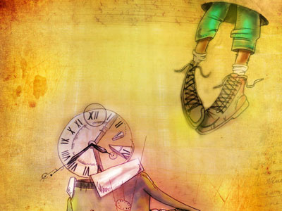 half-time by Juan Marentes on Dribbble