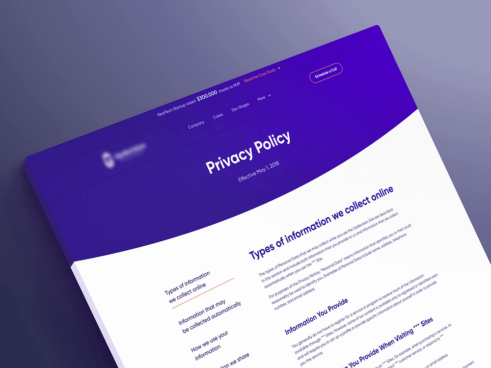 Browse thousands of Privacy Policy images for design inspiration | Dribbble