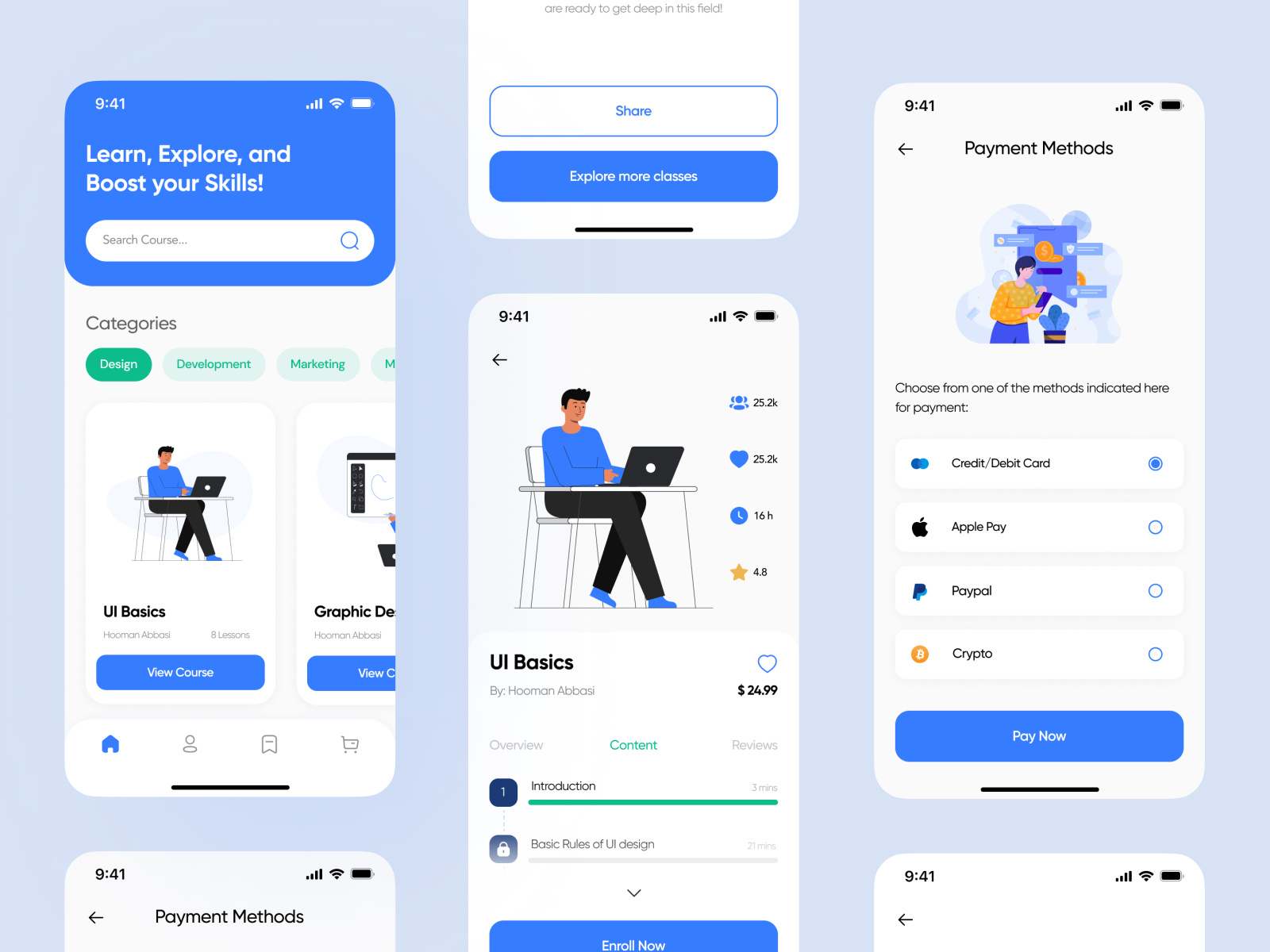 Learnify - E-learning Mobile App by Amirhosein for Duxica on Dribbble