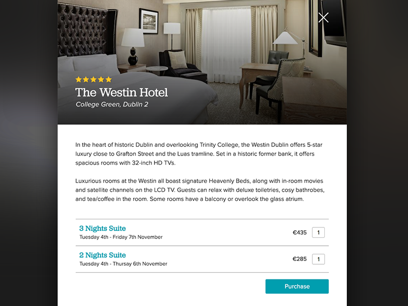 Hotel Guide by Aislinn Kelly on Dribbble
