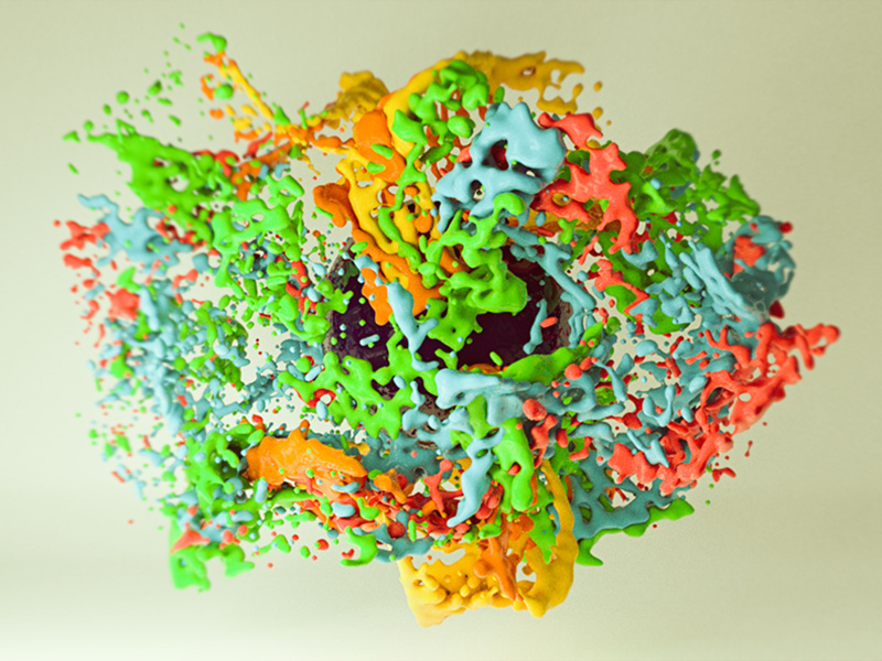 X-Particles Paint by Kevin Snyder on Dribbble